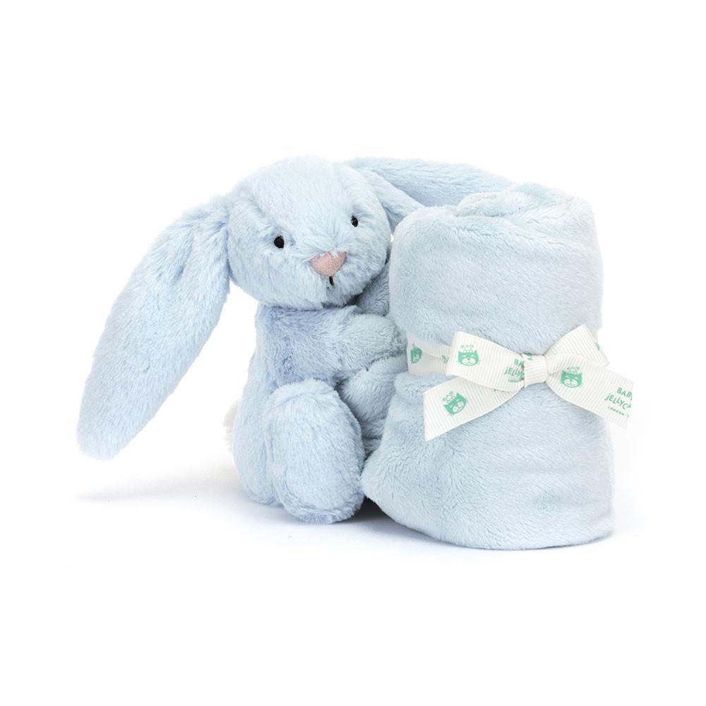 JellyCat Bashful Blue Bunny SootherPlush Toy — Pearl Grant Richmans