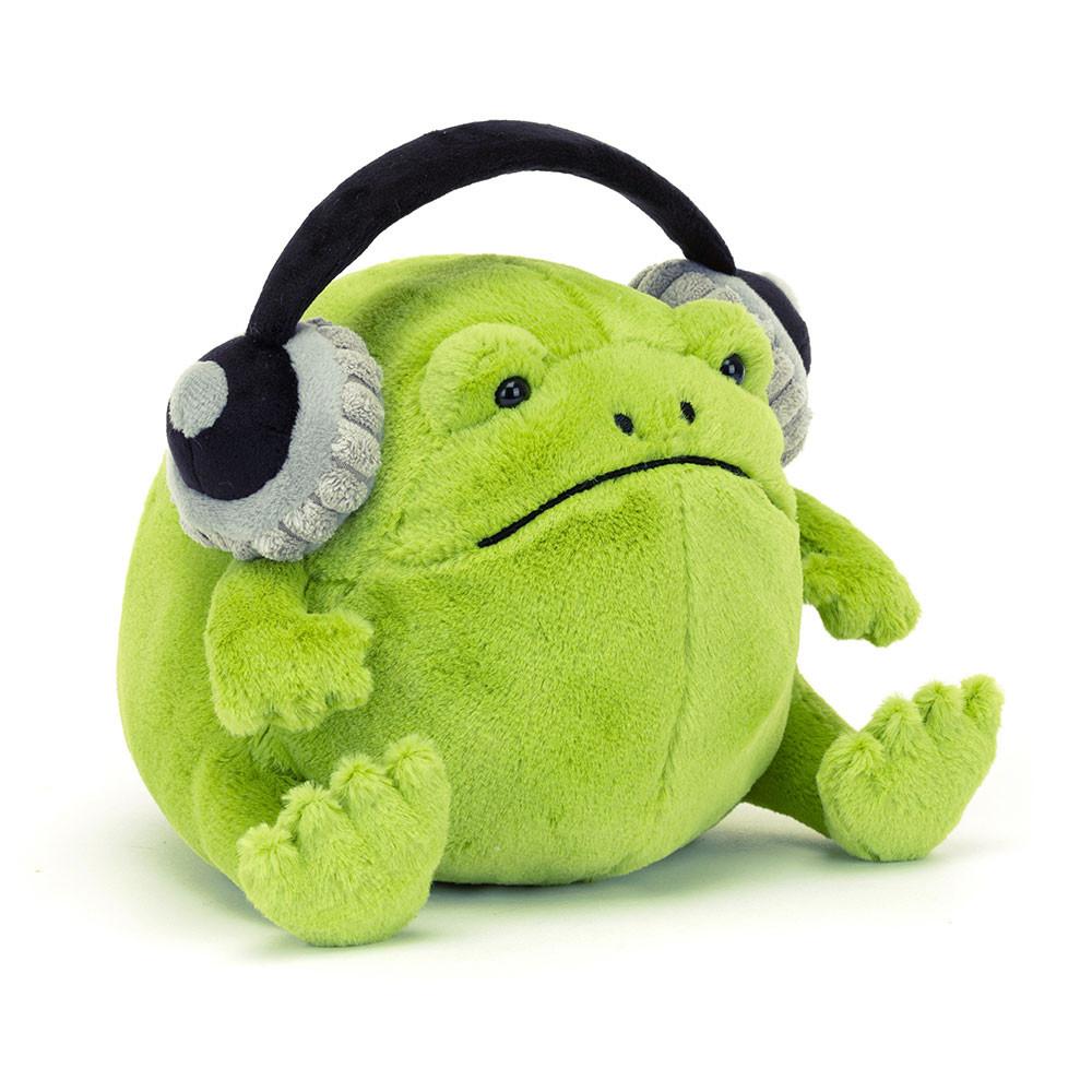 JellyCat Ricky Rain Frog Headphones Plush Toy — Pearl Grant Richmans