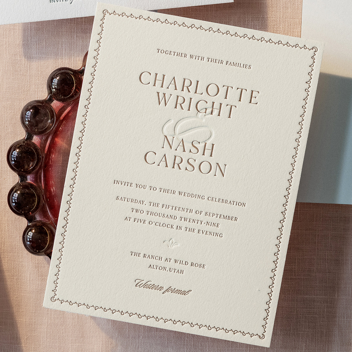 Nash Wedding Invitation Suite — Pearl Grant Richmans