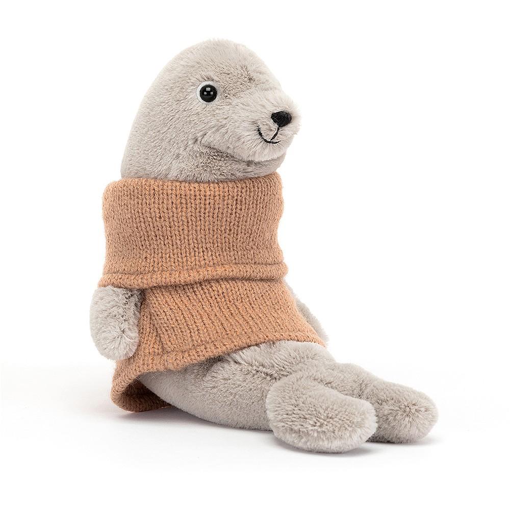 JellyCat Cozy Crew Seal Plush Toy — Pearl Grant Richmans