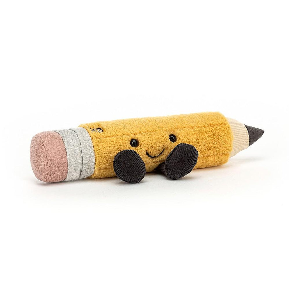 JellyCat Smart Stationery Pencil Small Plush Toy — Pearl Grant Richmans