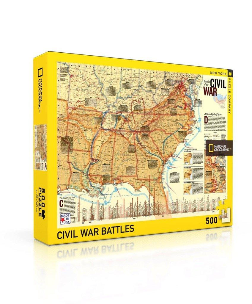 National Geographic Battles of the Civil War Puzzle — Pearl Grant Richmans