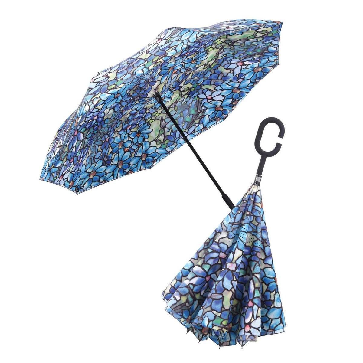 umbrella with pattern inside